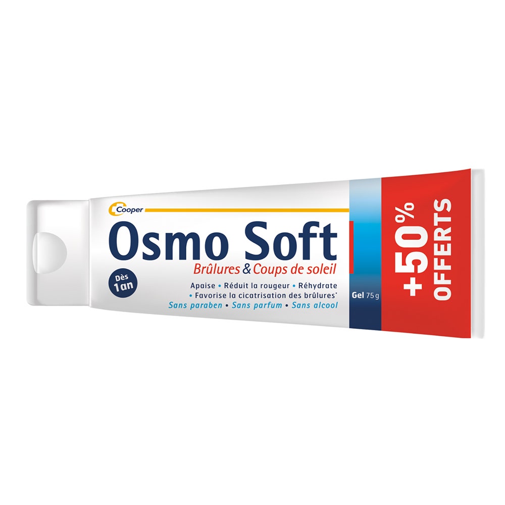 Osmo Soft Gel para quemaduras y quemaduras solares después del sol 75g ...