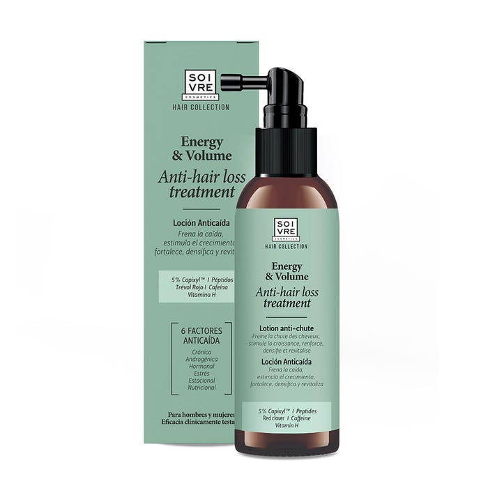 Soivre Cosmetics Energía Y Volumen Loción Anticaída 100 Ml Easypara