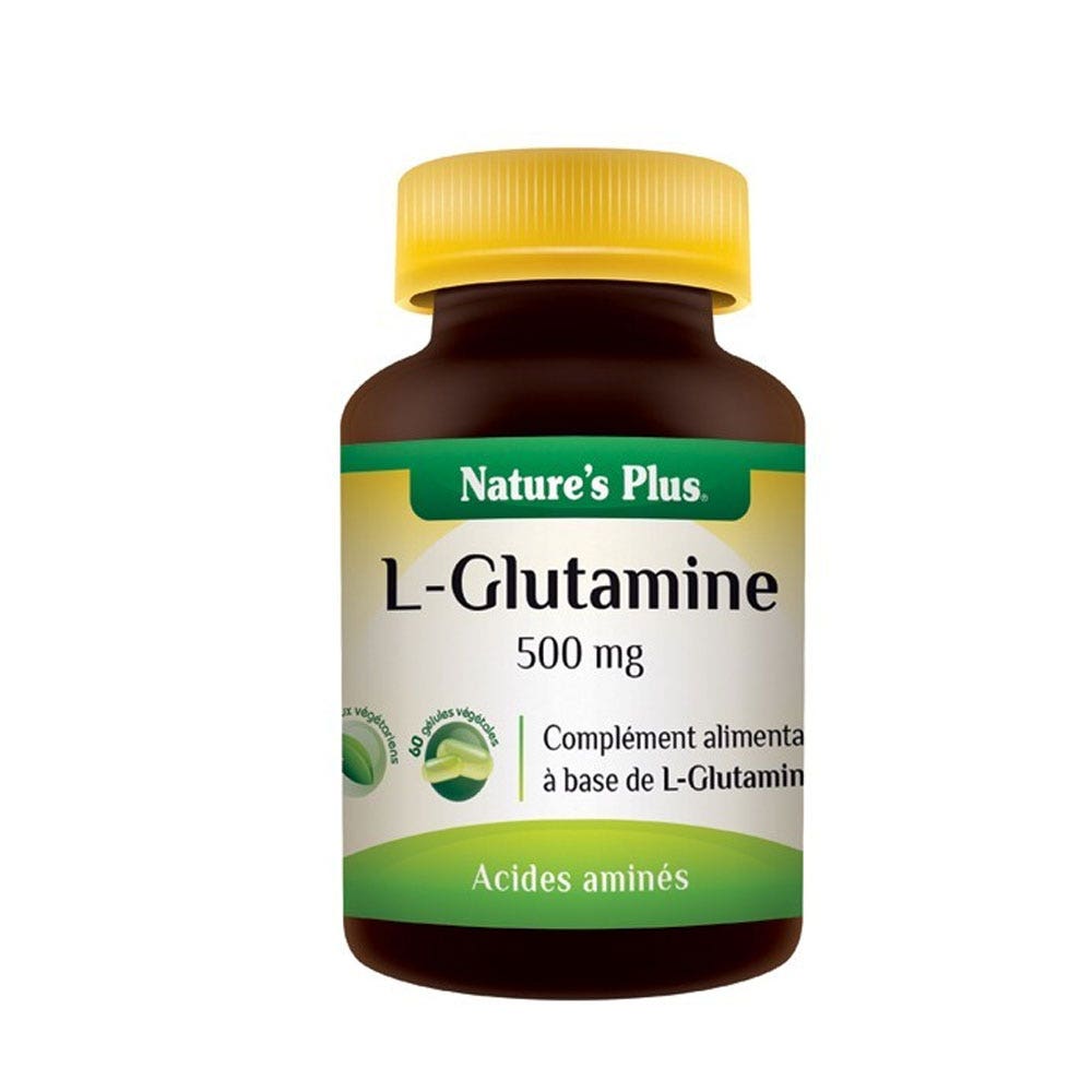 Nature'S Plus L Glutamina 500 mg 60 cápsulas - Easypara