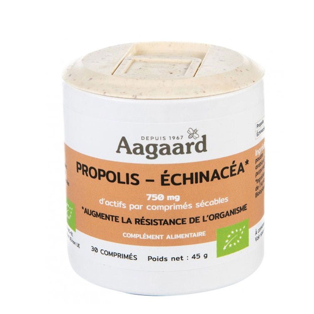 Aagaard Propolis Equinácea 750 mg x30 comprimidos - Easypara