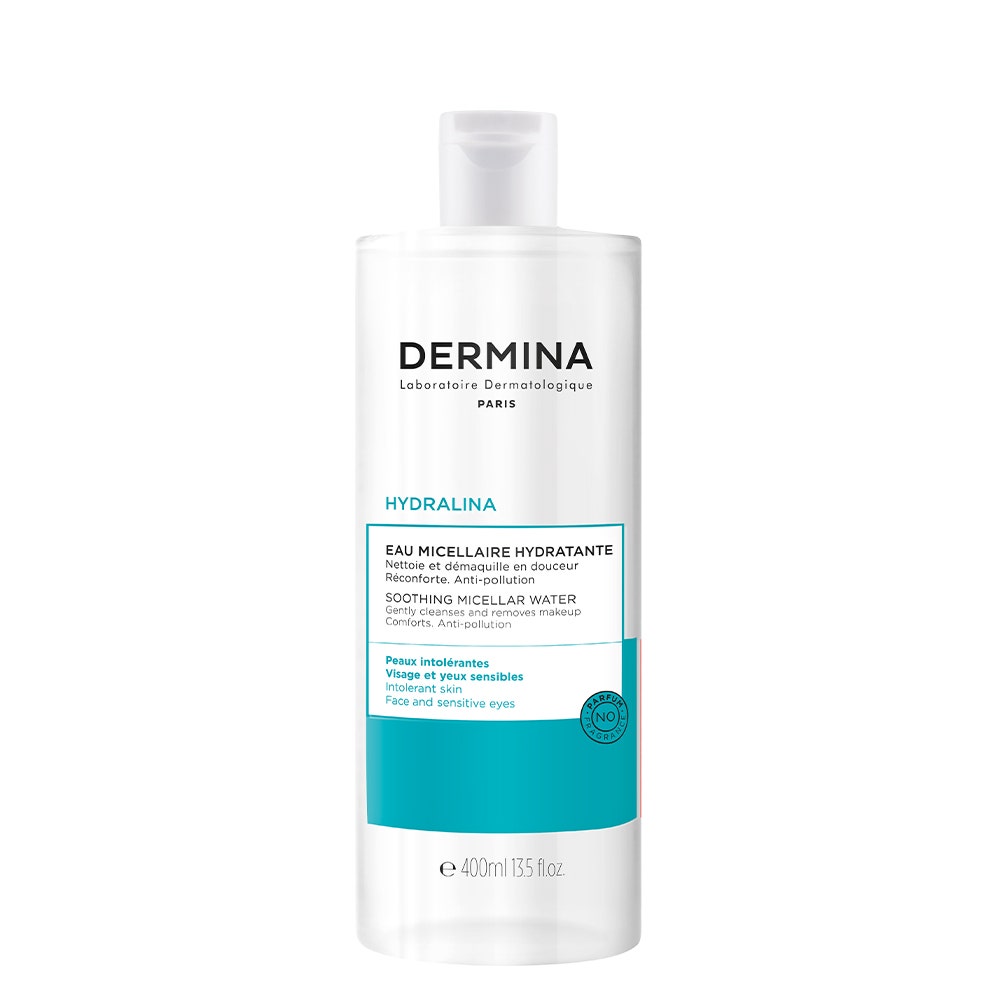 Dermina Hydralina Agua Micelar Pieles Normales A Secas 400ml - Easypara