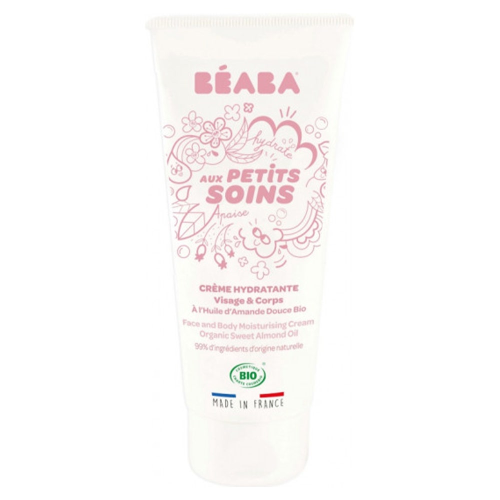 Beaba Crema hidratante facial y corporal para bebés aceite de Almendra ...
