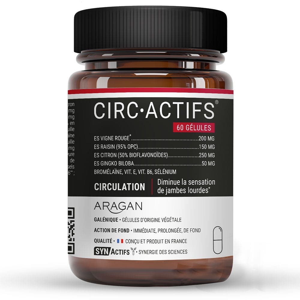 Aragan Synactifs CircActifs Cápsulas x60 - Easypara
