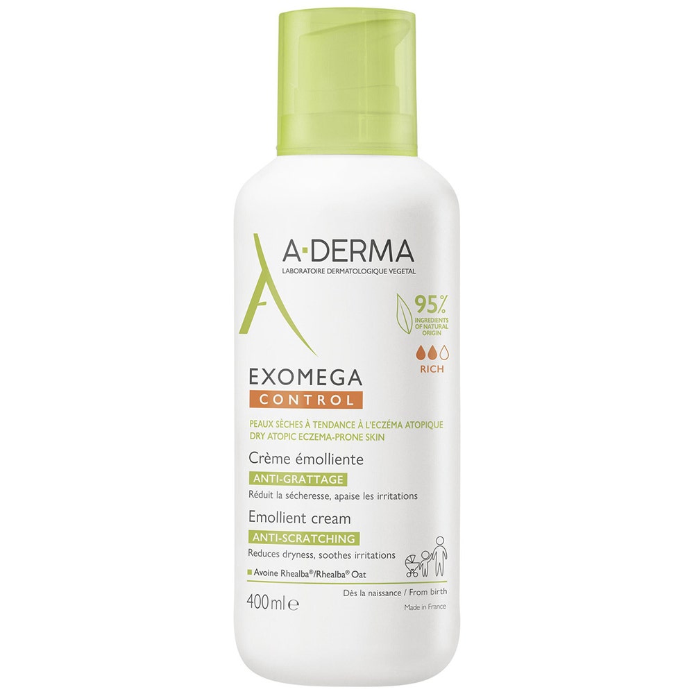 A-Derma Exomega Control Crema emoliente calmante pieles secas con ...
