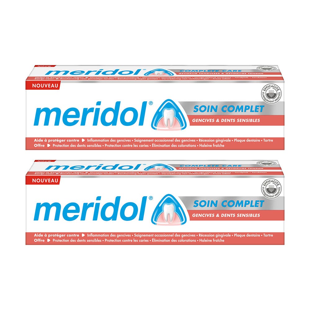 Meridol Pasta dentífrica Sensitivity Complete Care 2x75ml - Easypara