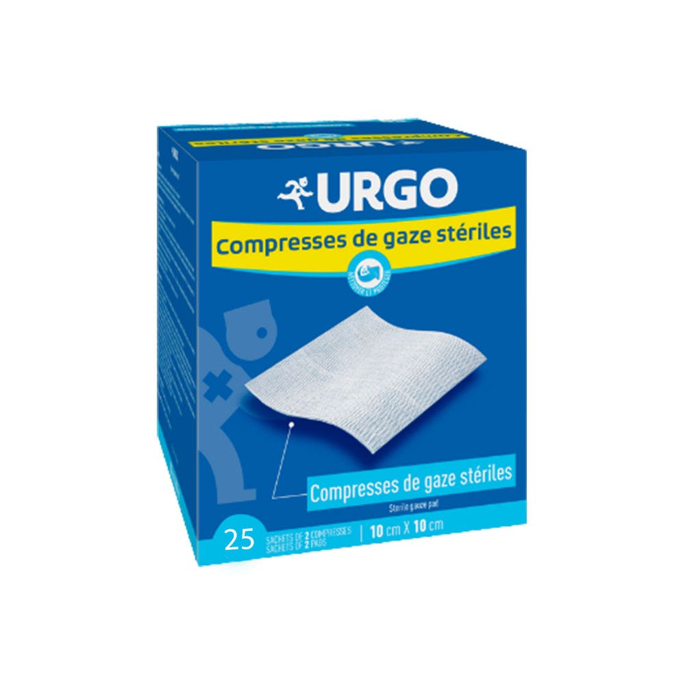 Urgo Compresas estériles 10cm x 10cm x25 - Easypara