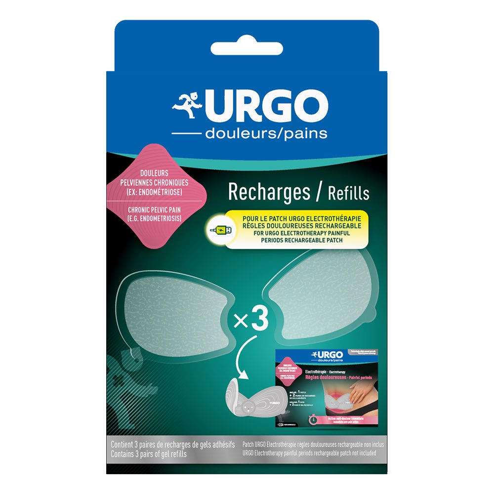 Urgo El parche de electroterapia alivia las menstruaciones dolorosas x3 - Easypara