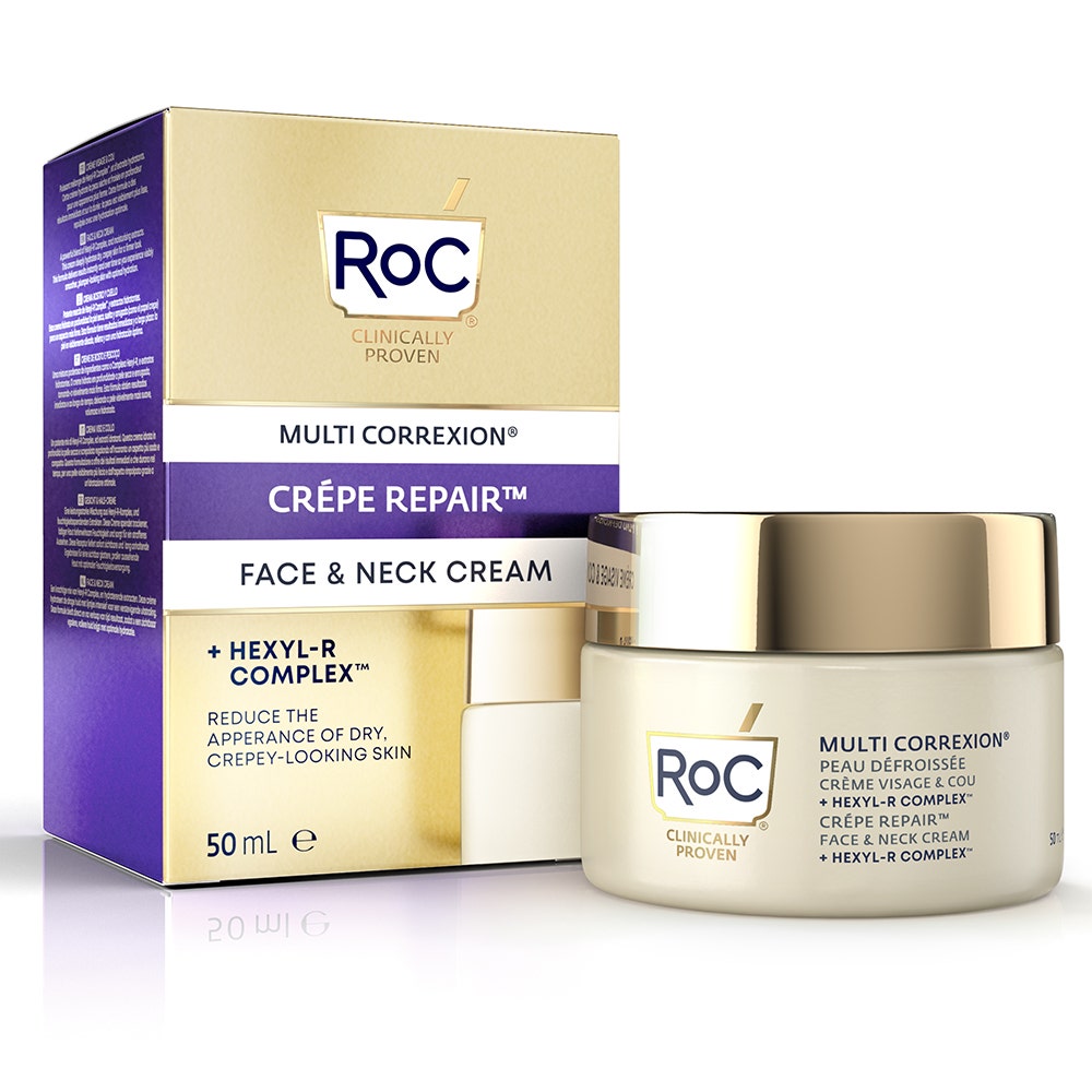 Roc Multi correxion Crema rostro y cuello piel lisa 50 ml - Easypara