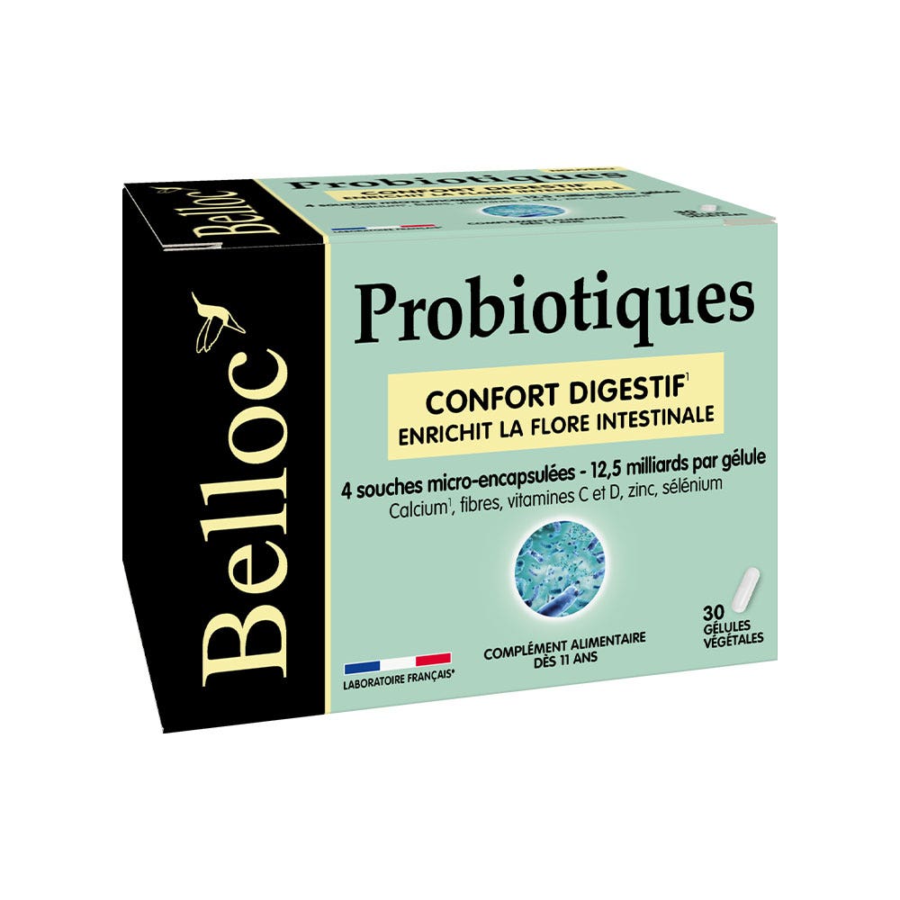 Belloc Probióticos Confort Digestivo Confort digestif x30 cápsulas ...