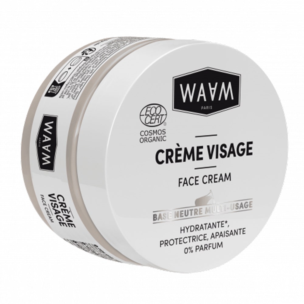 Crema facial ecológica de base neutra 100 ml- Waam - Easypara