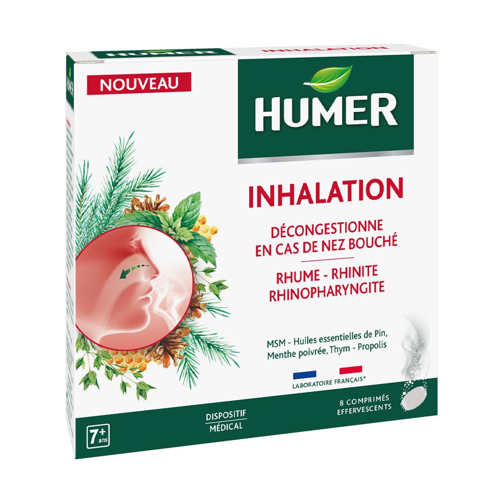 Humer Inhalación 8 comprimidos efervescentes - Easypara