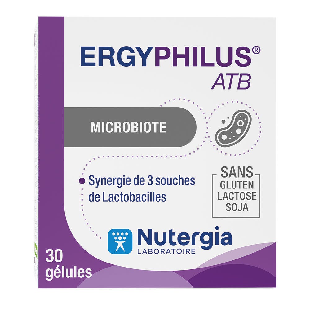 Nutergia Ergyphilus Microbiota ATB 30 cápsulas - Easypara