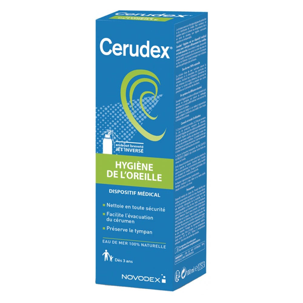 Novodex Cerudex Spray higiene de oídos a partir de 3 años 100ml - Easypara