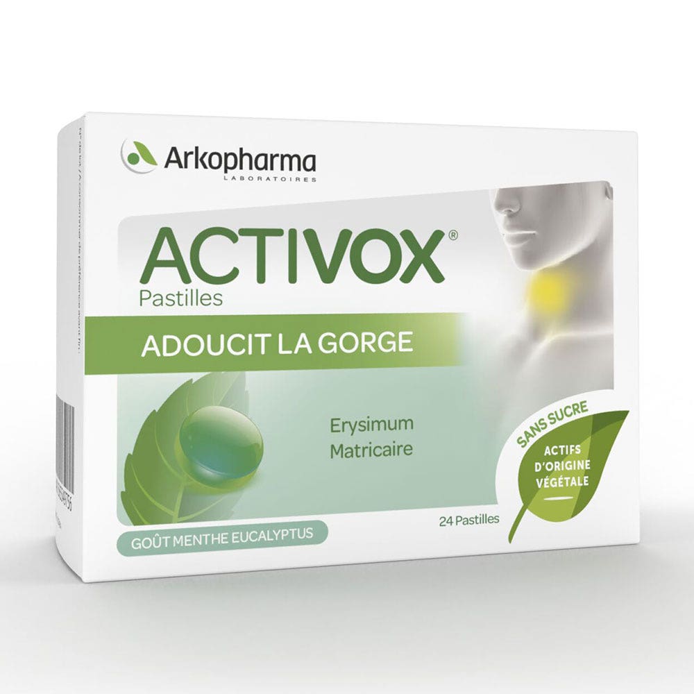 Arkopharma Activox Pastillas Suaviza Garganta Menta-eucalipto 24 ...