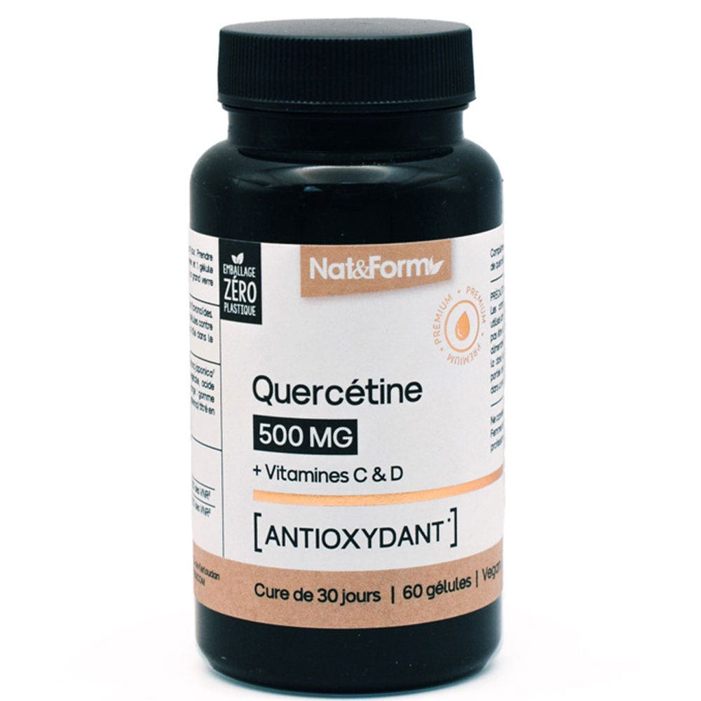 Nat&Form Quercetina 60 cápsulas - Easypara