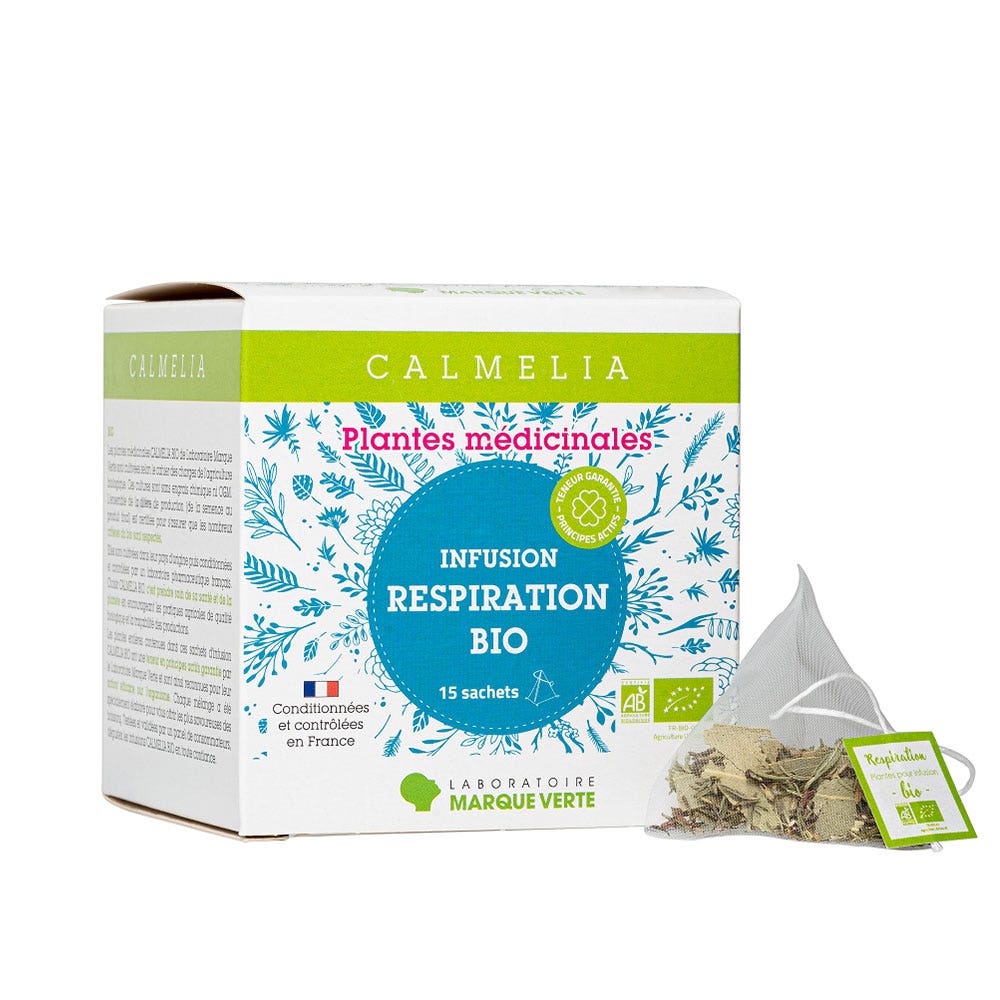 Calmelia Infusión Respire Bio 15 bolsitas de té - Easypara
