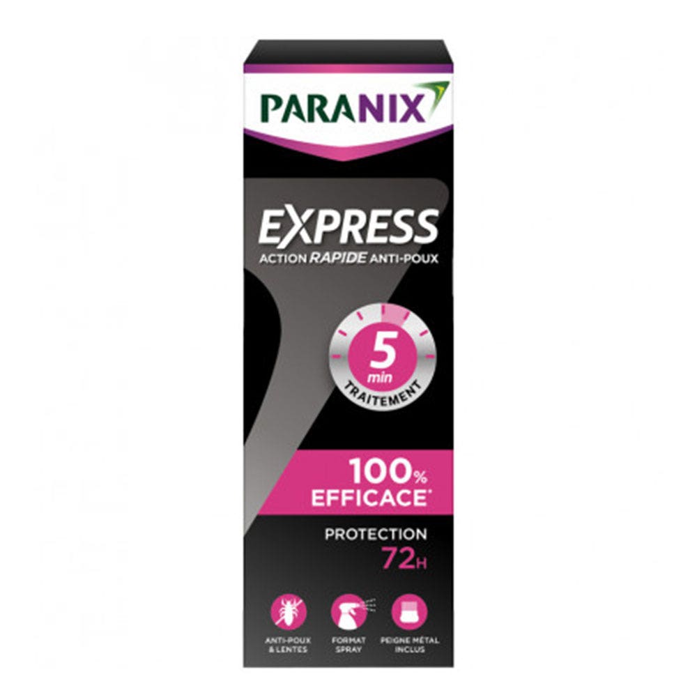 Paranix Spray Antipiojos Express 5min Protección durante 72 horas 100 ...