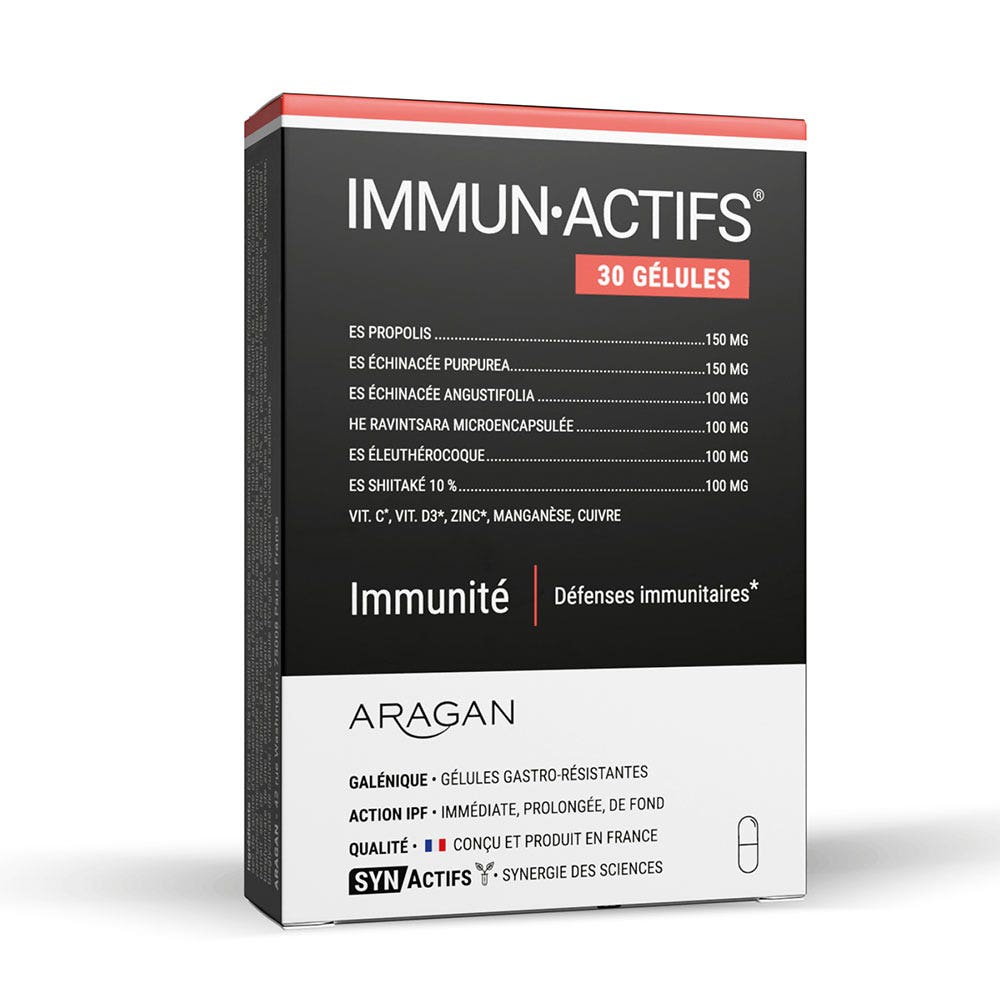 Aragan Synactifs Inmunoactivos Immunea 30 cápsulas - Easypara