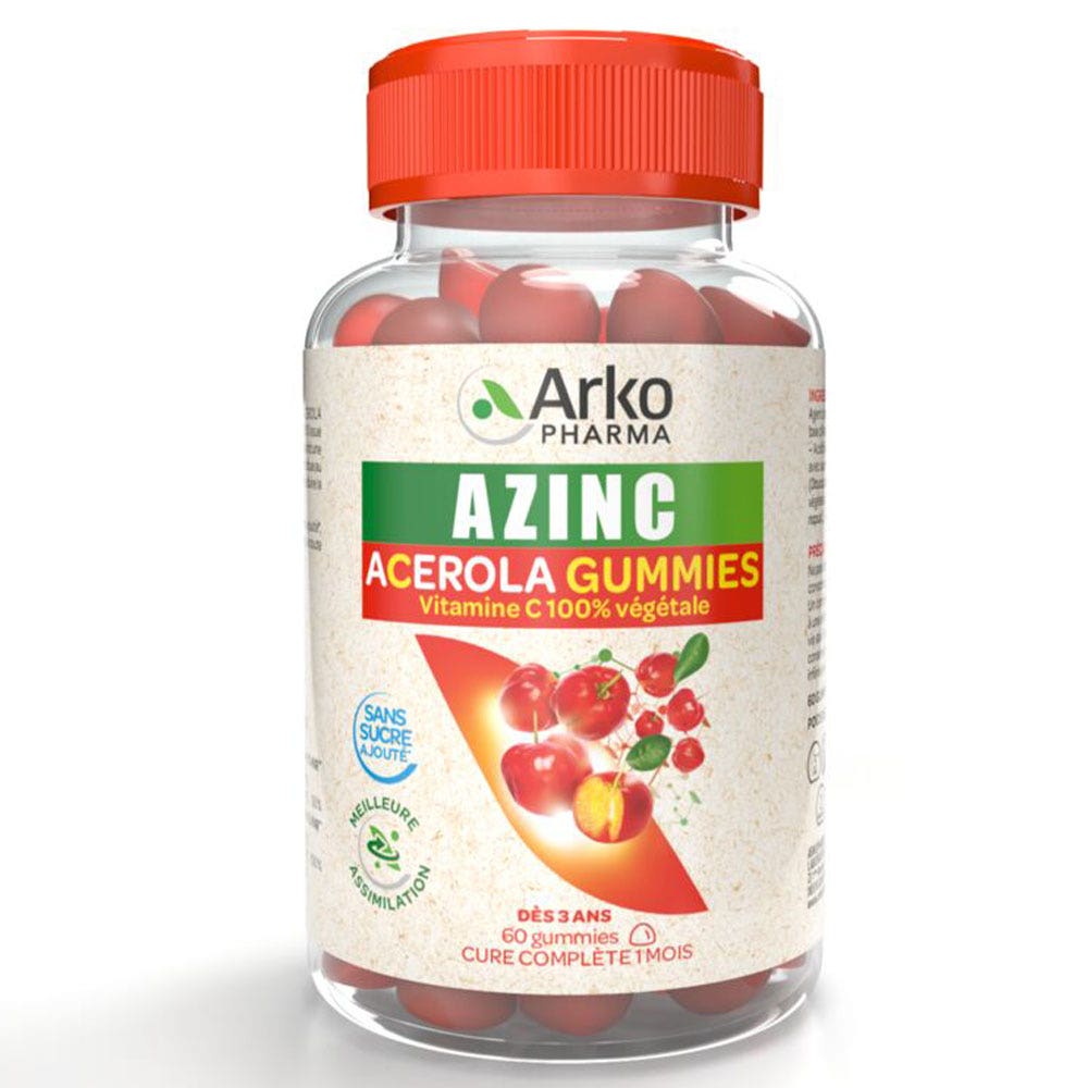 Arkopharma Azinc Acerola 60 gominolas - Easypara