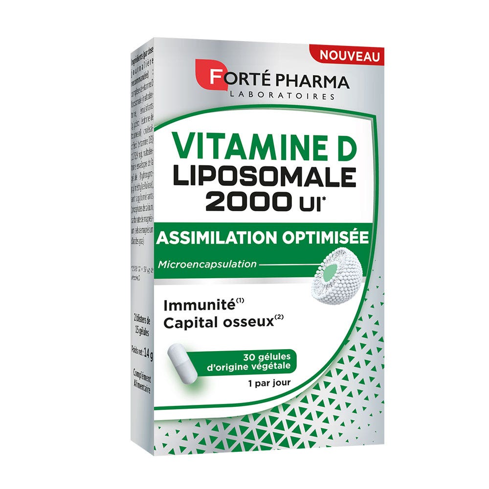 Forté Pharma Forté Real Vitamina D liposomal 2000IU defensas y salud ...