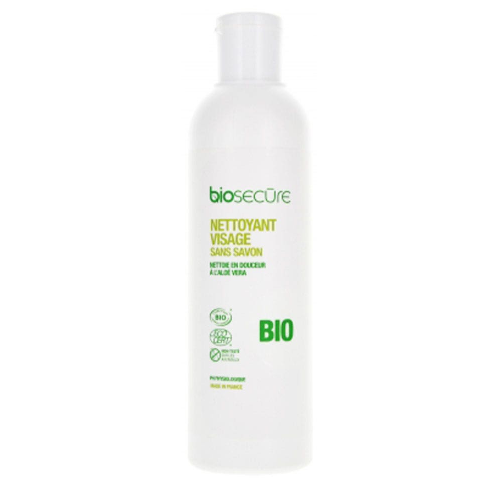 Bio Secure Gel limpiador facial ecológico sin jabón 250 ml - Easypara