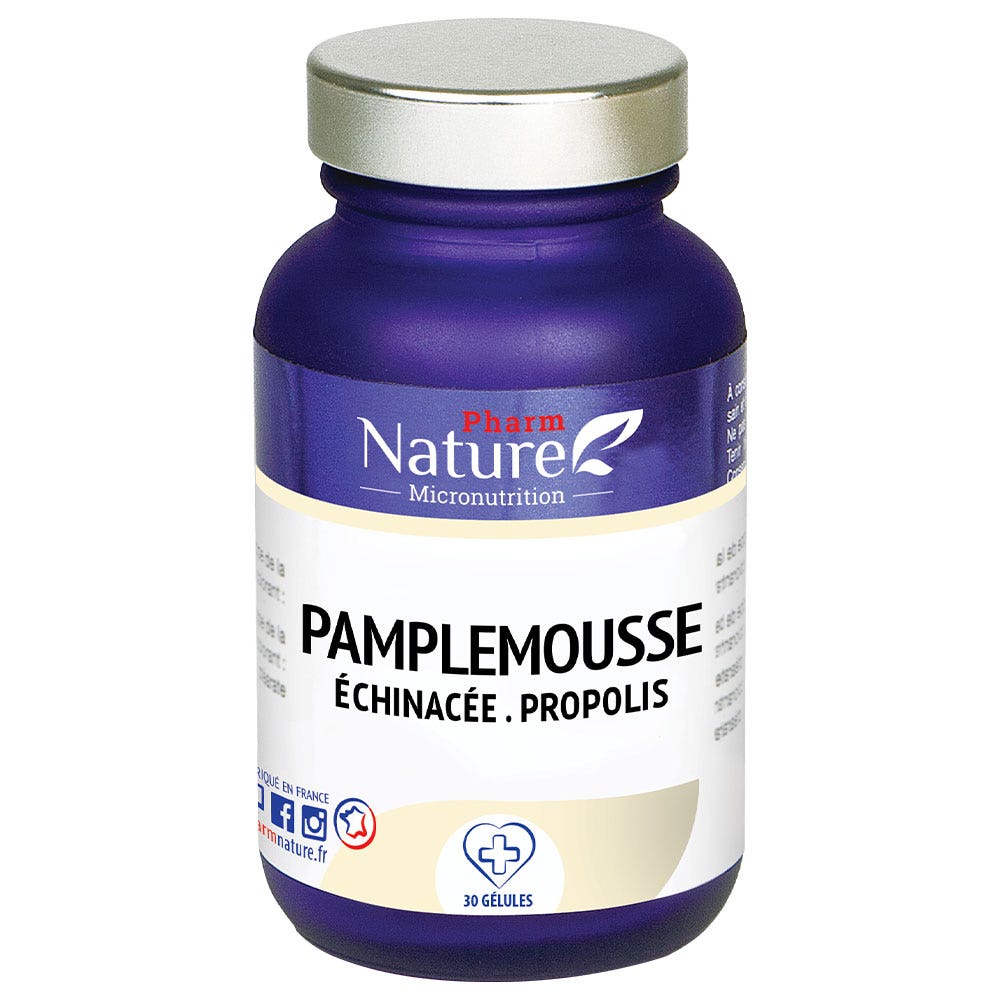 Pharm Nature Micronutrition Propolis de equinácea y pomelo 30 cápsulas ...