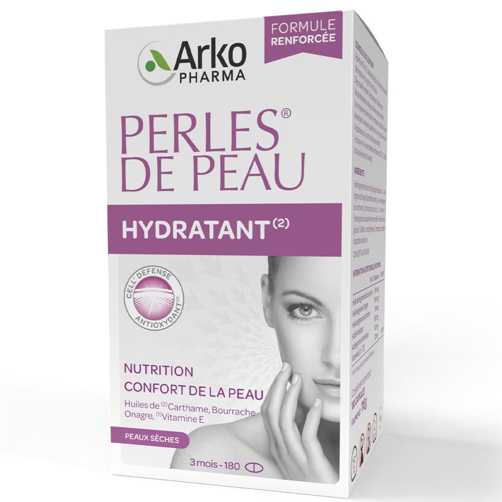 Arkopharma Perlas de Piel Hidrantate nutrición y confort de la piel 180 ...