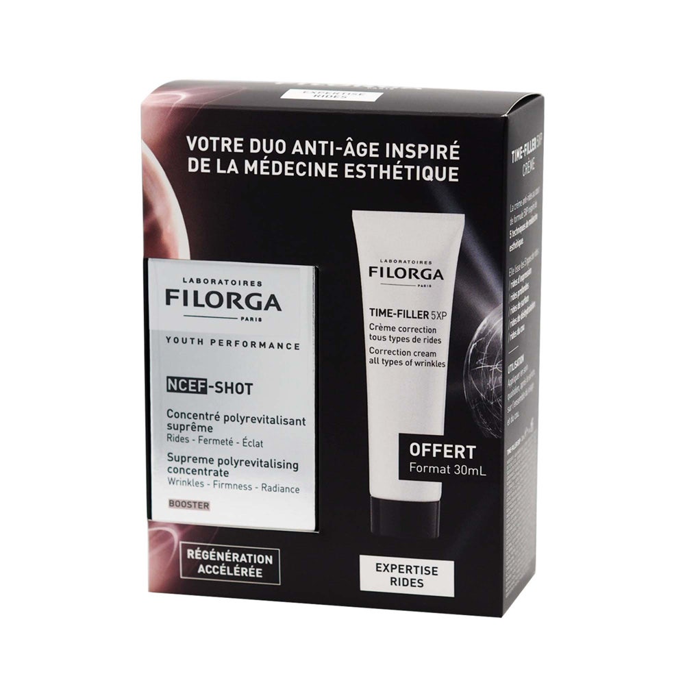 Filorga NCEF-Shot Dúo Sérum Concentrado 15ml + Crema Time-Filler 5XP ...