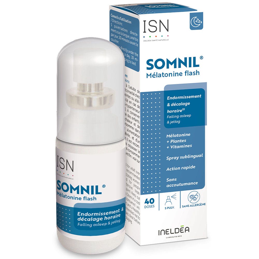 Ineldea Santé Naturelle Somnil Melatonina Flash 20 ml - Easypara