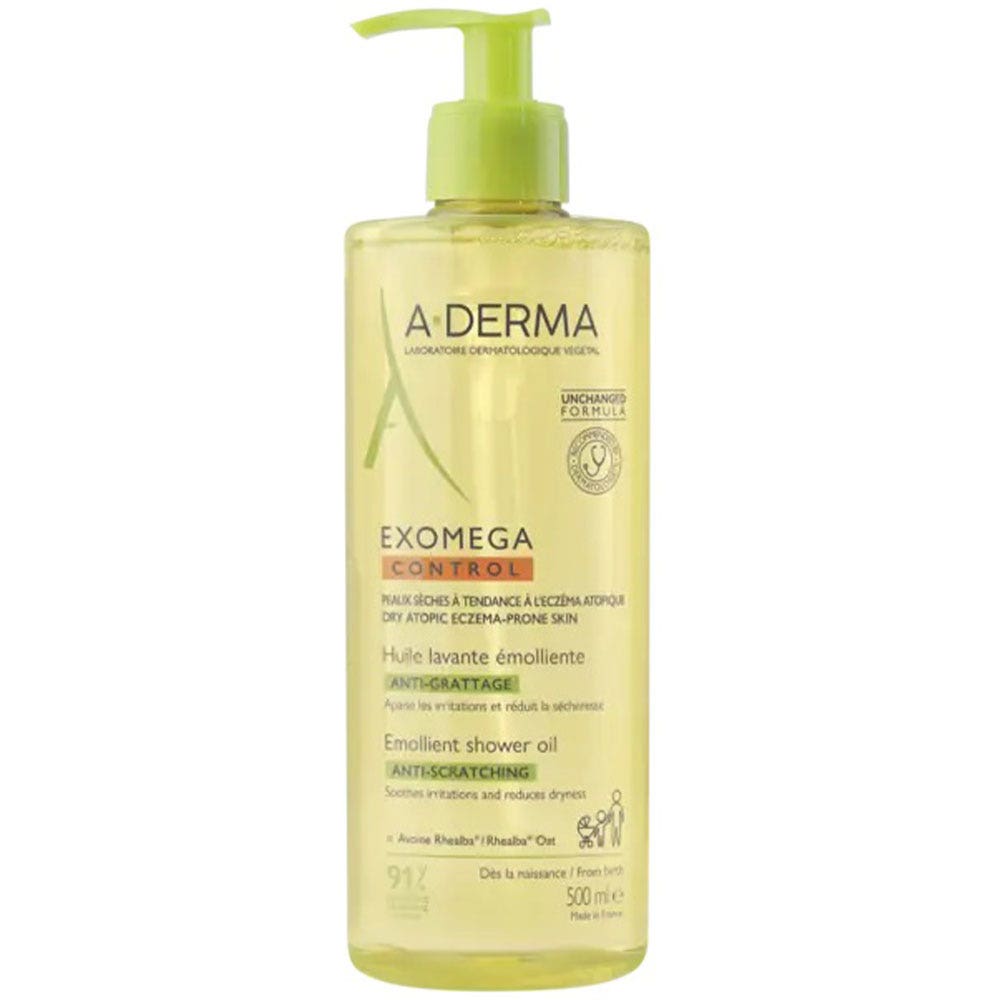 A-Derma Exomega Control Aceite limpiador emoliente calmante 500ml ...