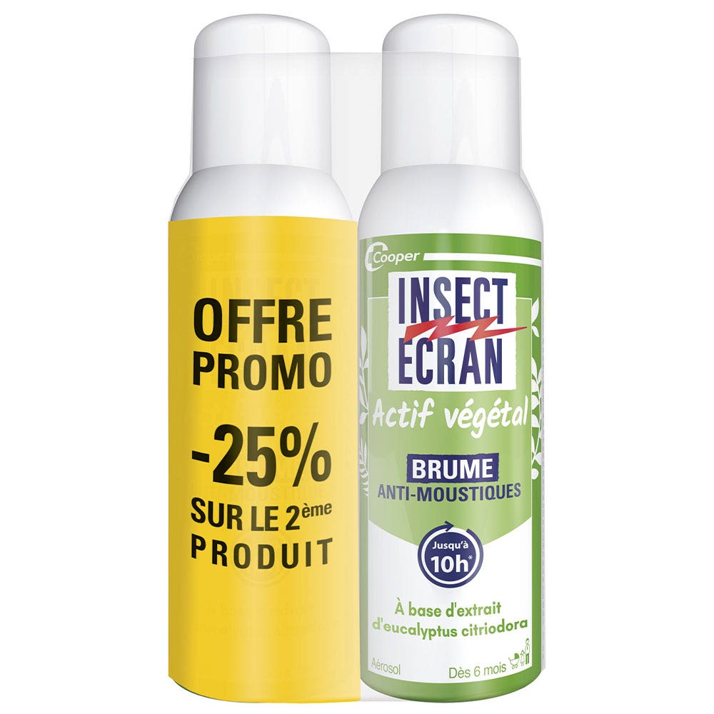 Insect Ecran Actifa Mosquito Mist A partir de 6 meses 2x100ml - Easypara