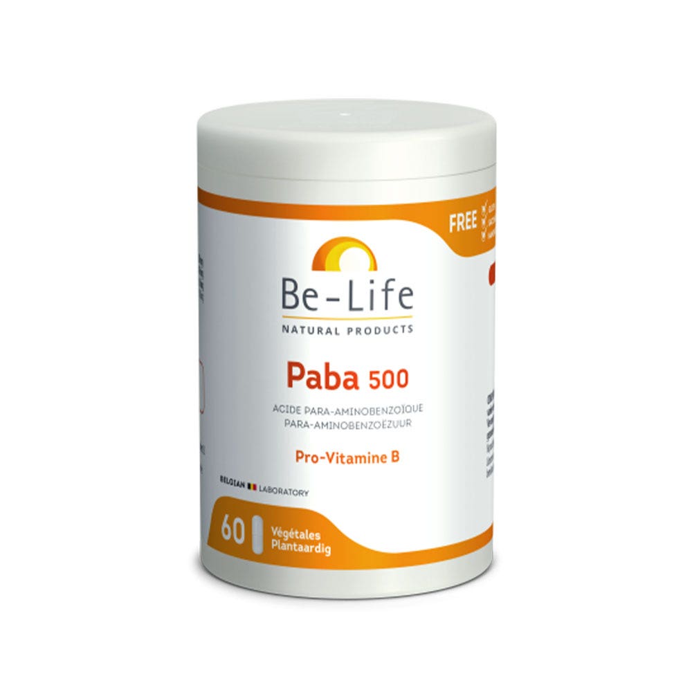 Be-Life Paba 500 Pro-Vitamina B 60 cápsulas - Easypara