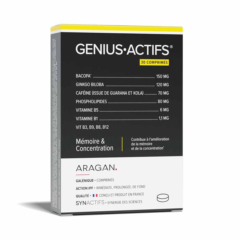 Aragan Synactifs Lecitone Genius Memoria y Concentración Mémoire et ...