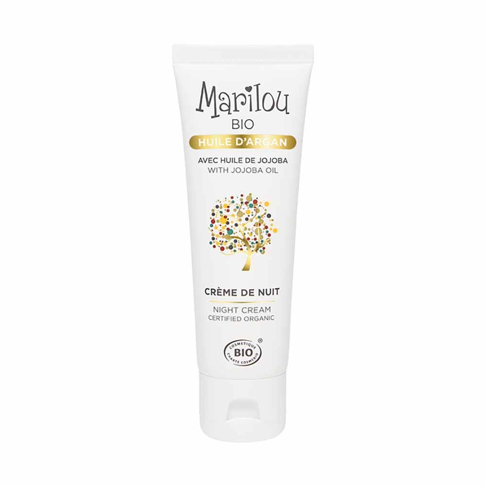 Marilou Bio Aceite de argán Crema de noche Piel normal a seca 50 ml ...