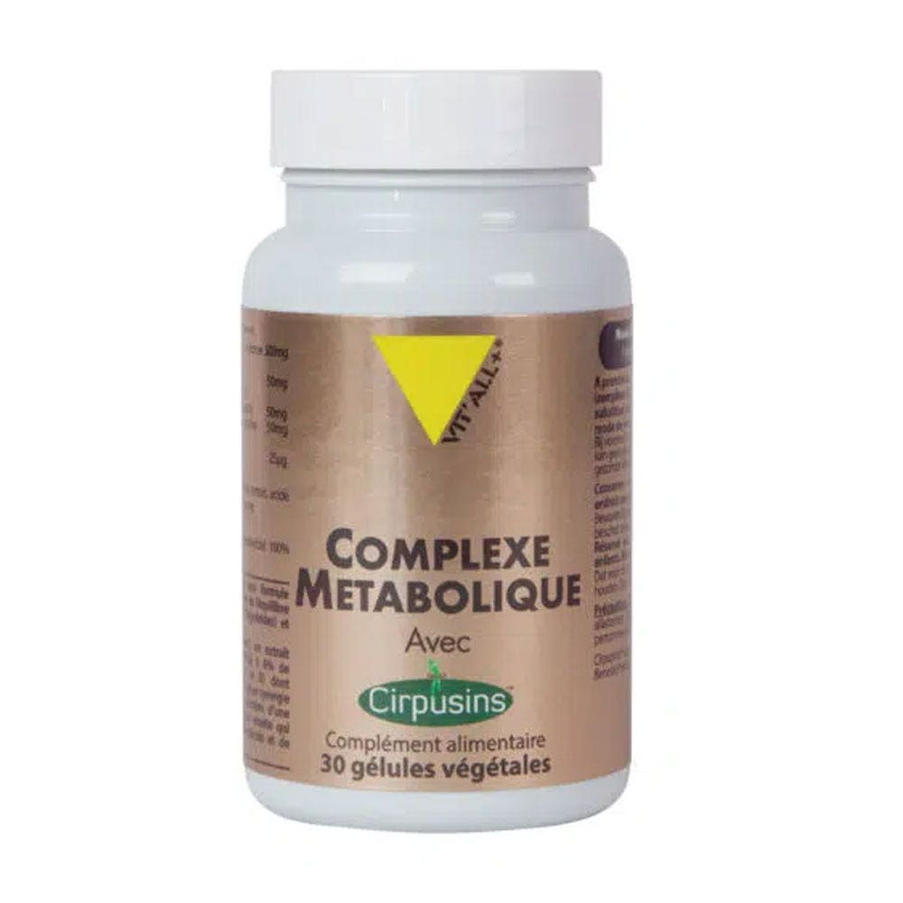 Vit'All+ Complexe Metabolique 30 gélules végétales - Easypara
