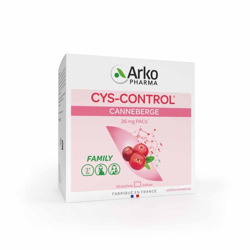 Arkopharma Cys-Control Confort urinario Urinaire arándono rojo 20 sobres - Easypara
