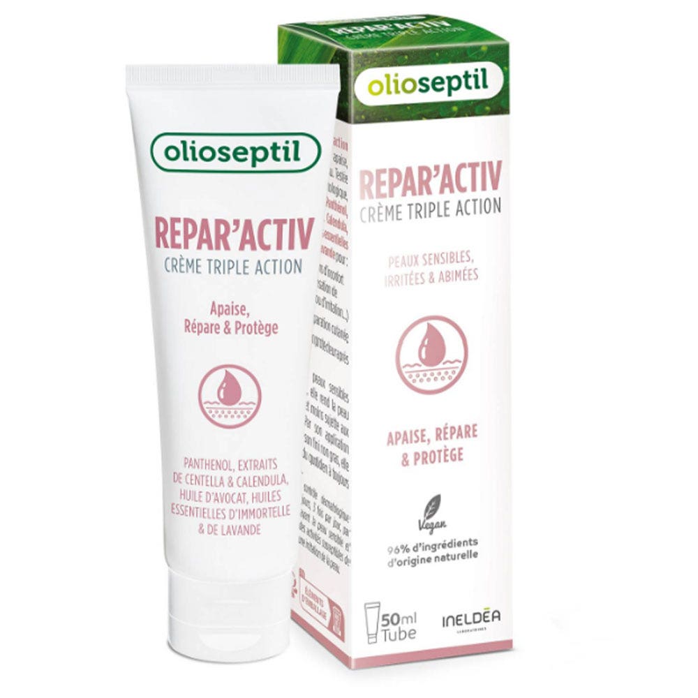 Olioseptil Repar'Activ Crema Triple Acción 50 ml - Easypara