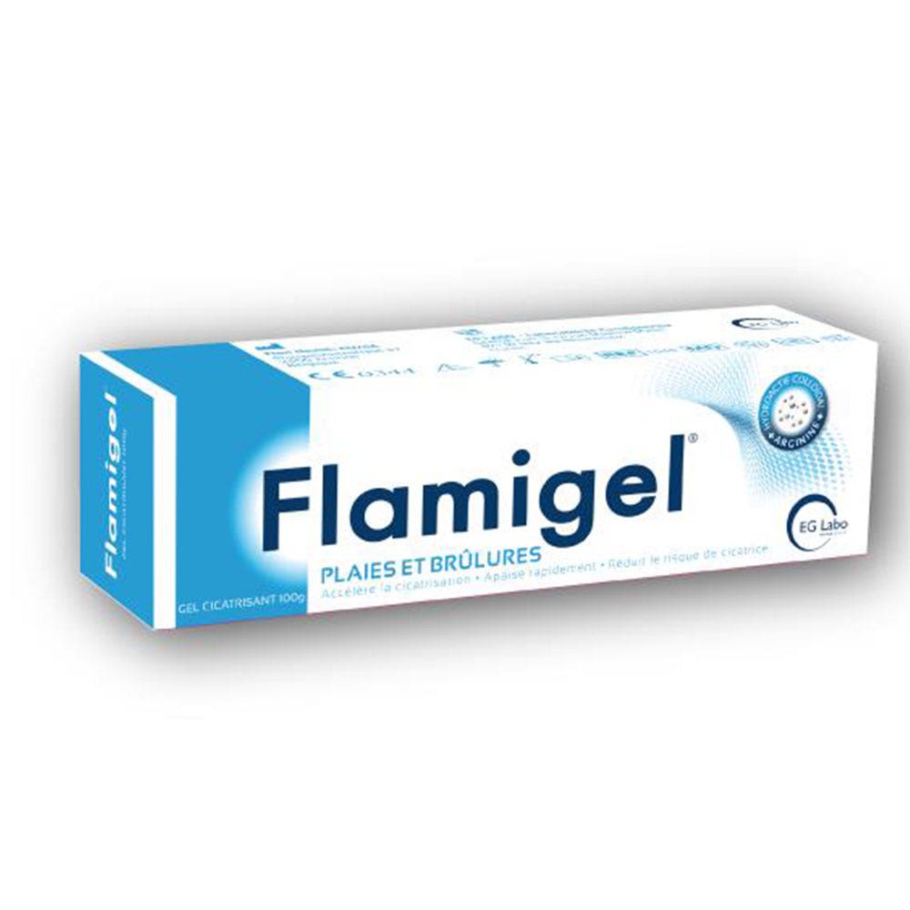 EG Labo Flamigel Gel cicatrizante para heridas y quemaduras 100g - Easypara