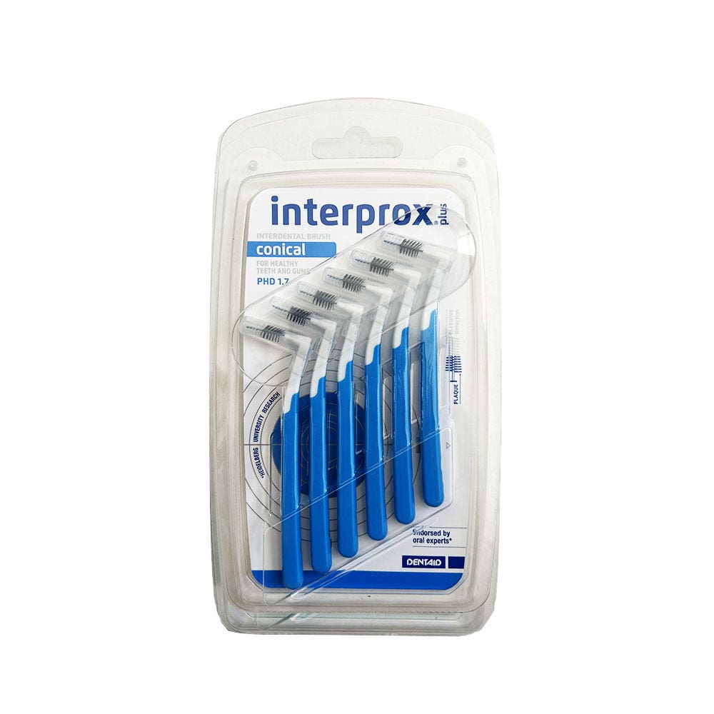 Interprox Cónico Plus Cepillos interdentales de 1,7mm x6 - Easypara