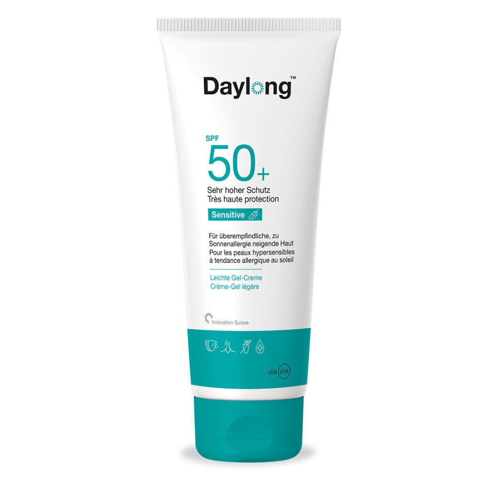 Galderma Daylong Sensitive Light Gel Cream SPF50+ Protector solar 100 ...