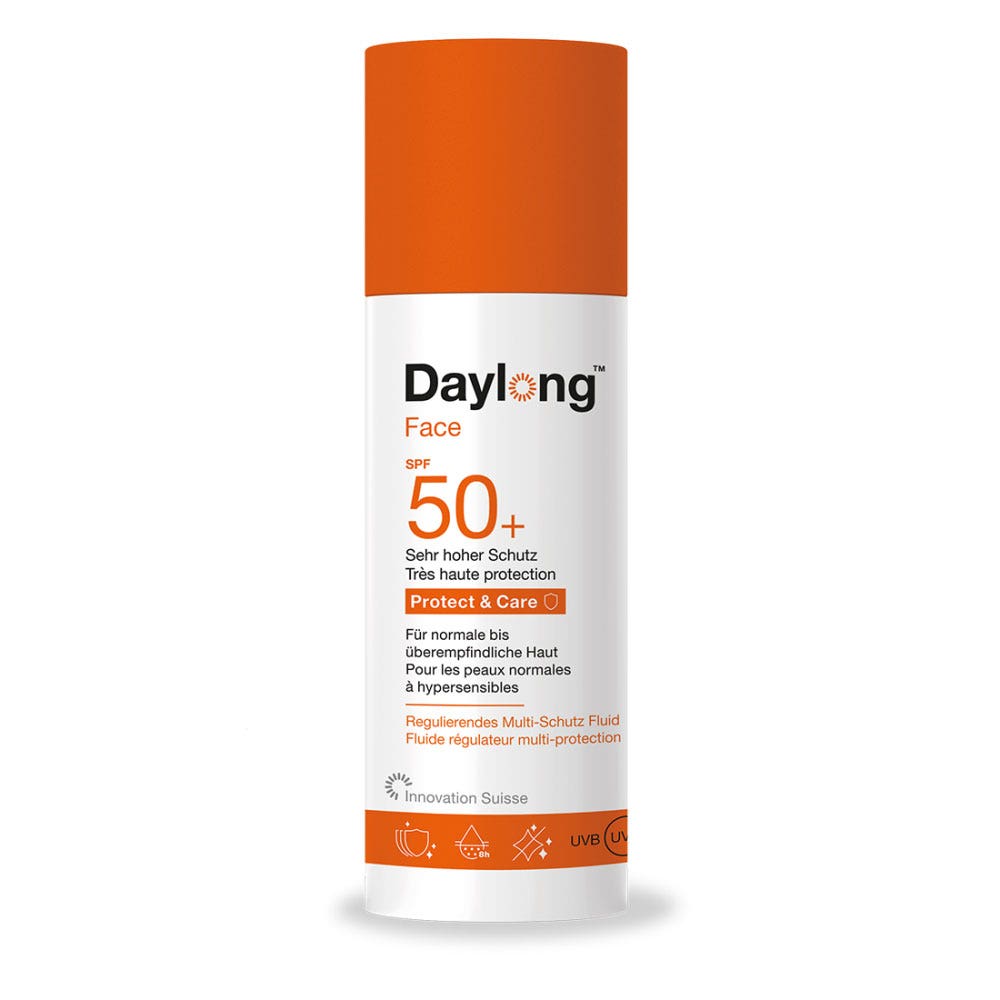 Galderma Daylong Protect & care Visage SPF50+ Fluido solar 50 ml - Easypara