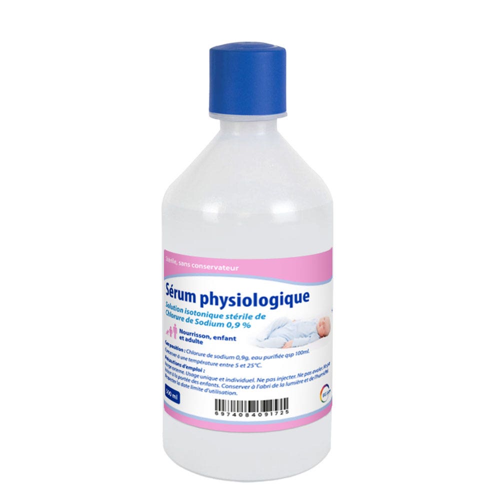 Care+ Solución salina fisiológica Safety 500 ml - Easypara