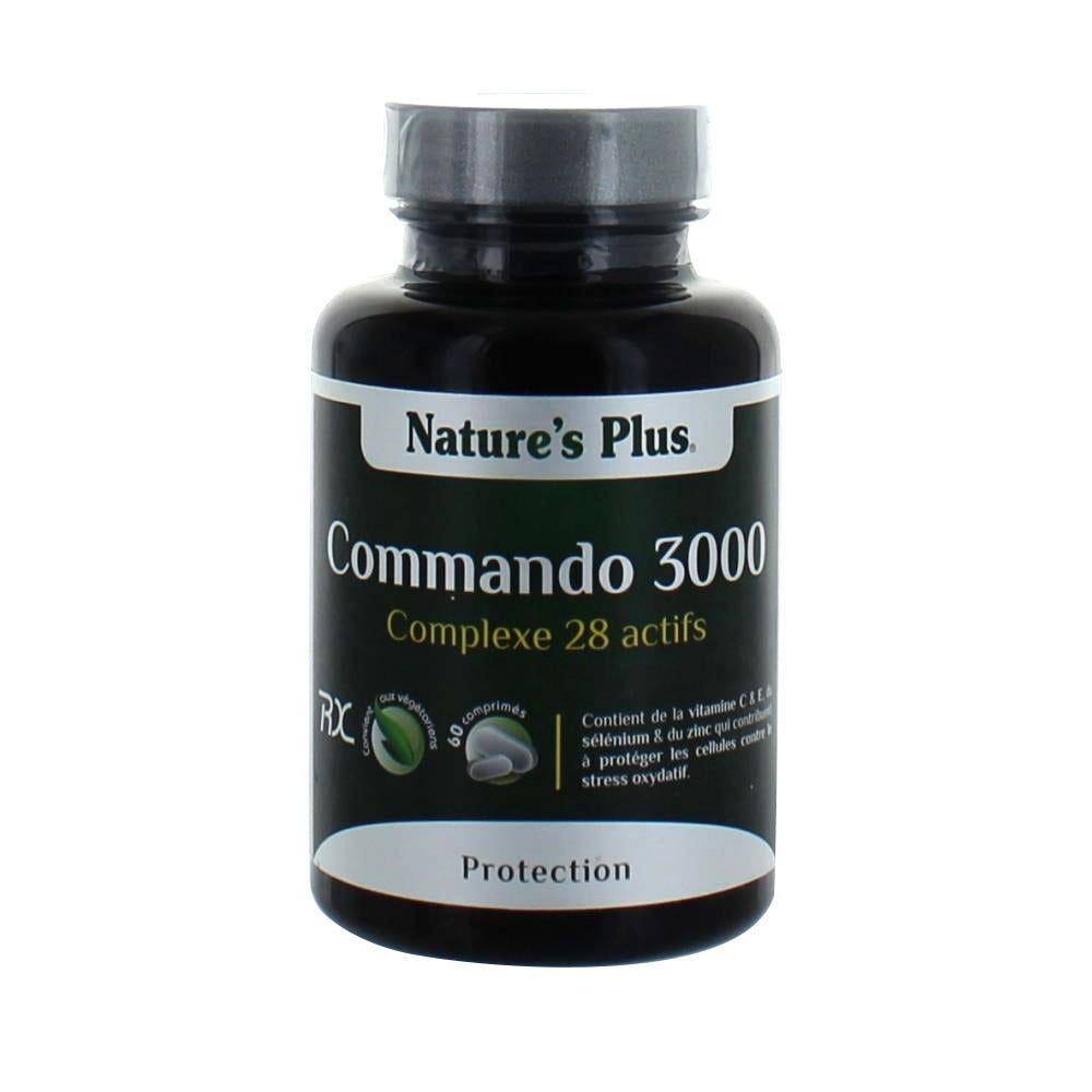 Nature'S Plus Commando 3000 60 comprimidos - Easypara