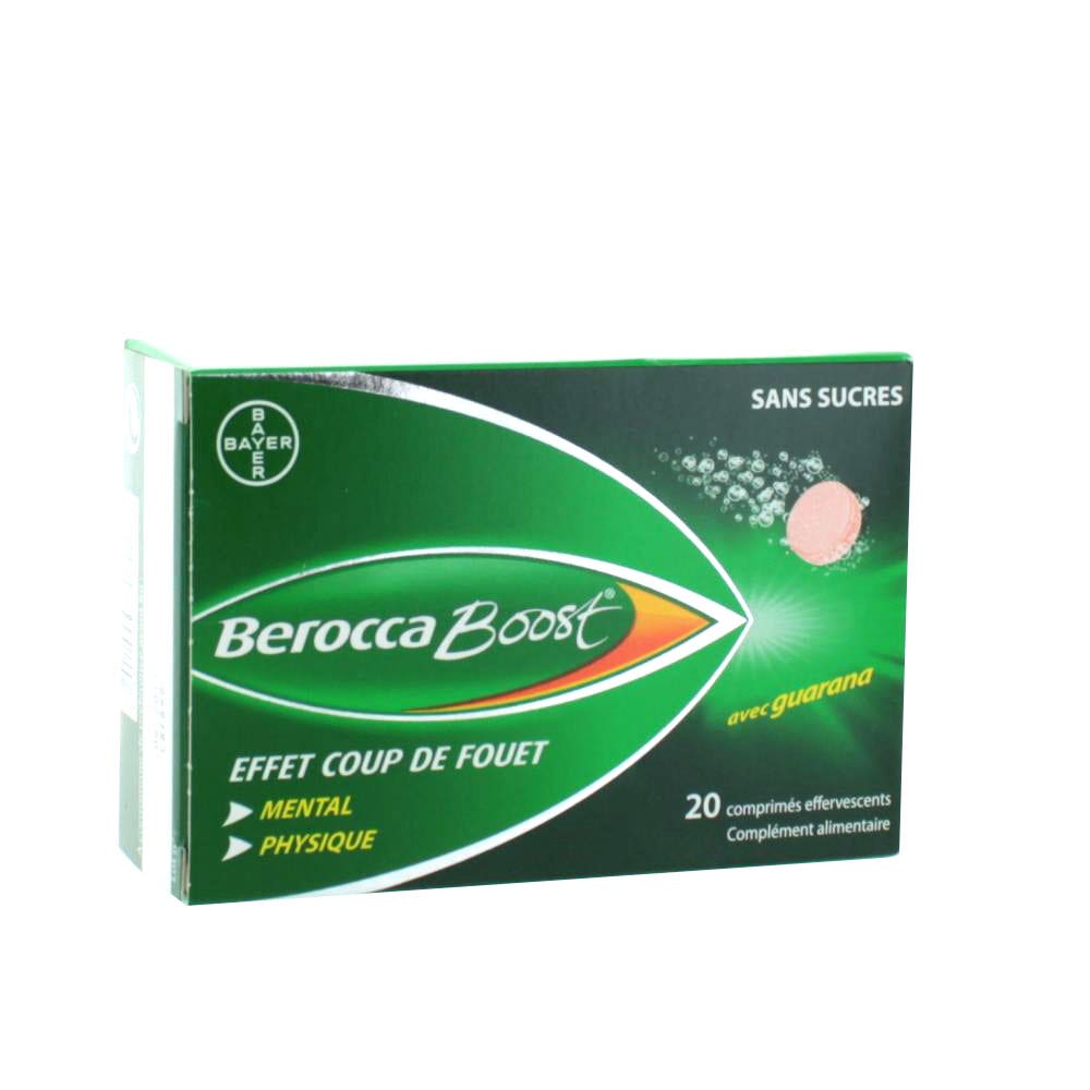 Bayer Berocca Energizante Boost 20 Comprimidos Efervescentes - Easypara