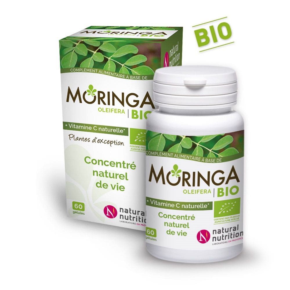 Natural Nutrition Moringa Bio 60 Capsulas - Easypara