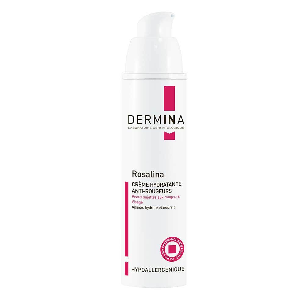 Dermina Rosalina Crema Hidratante Antirrojeces Pieles Con Rojeces 50ml ...