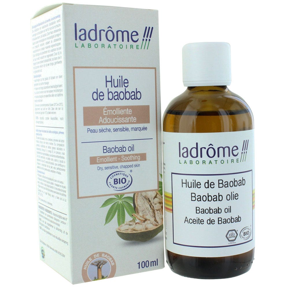 Ladrôme Aceite Vegetal Ecológico de Baobab para Pieles Secas, Sensibles ...
