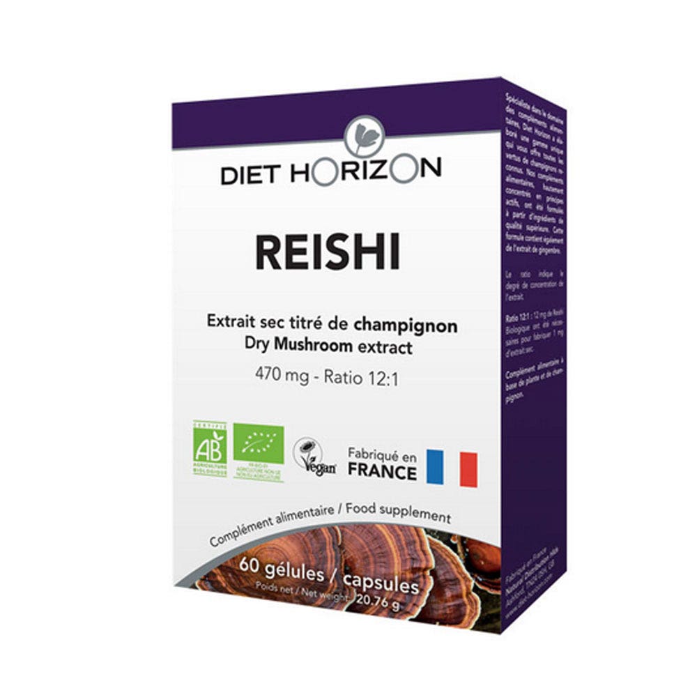 Diet Horizon Reishi Bio 60 Capsulas - Easypara
