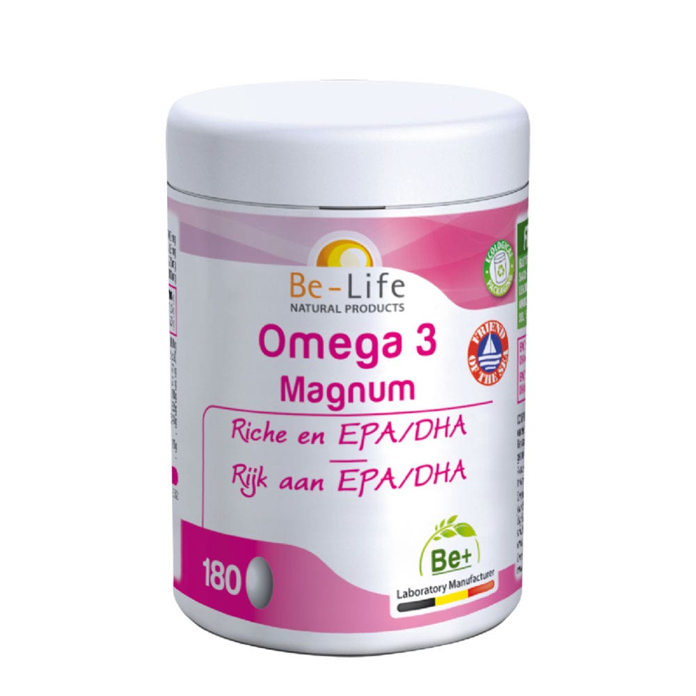 Be-Life Omega 3 Magnum 180 cápsulas - Easypara