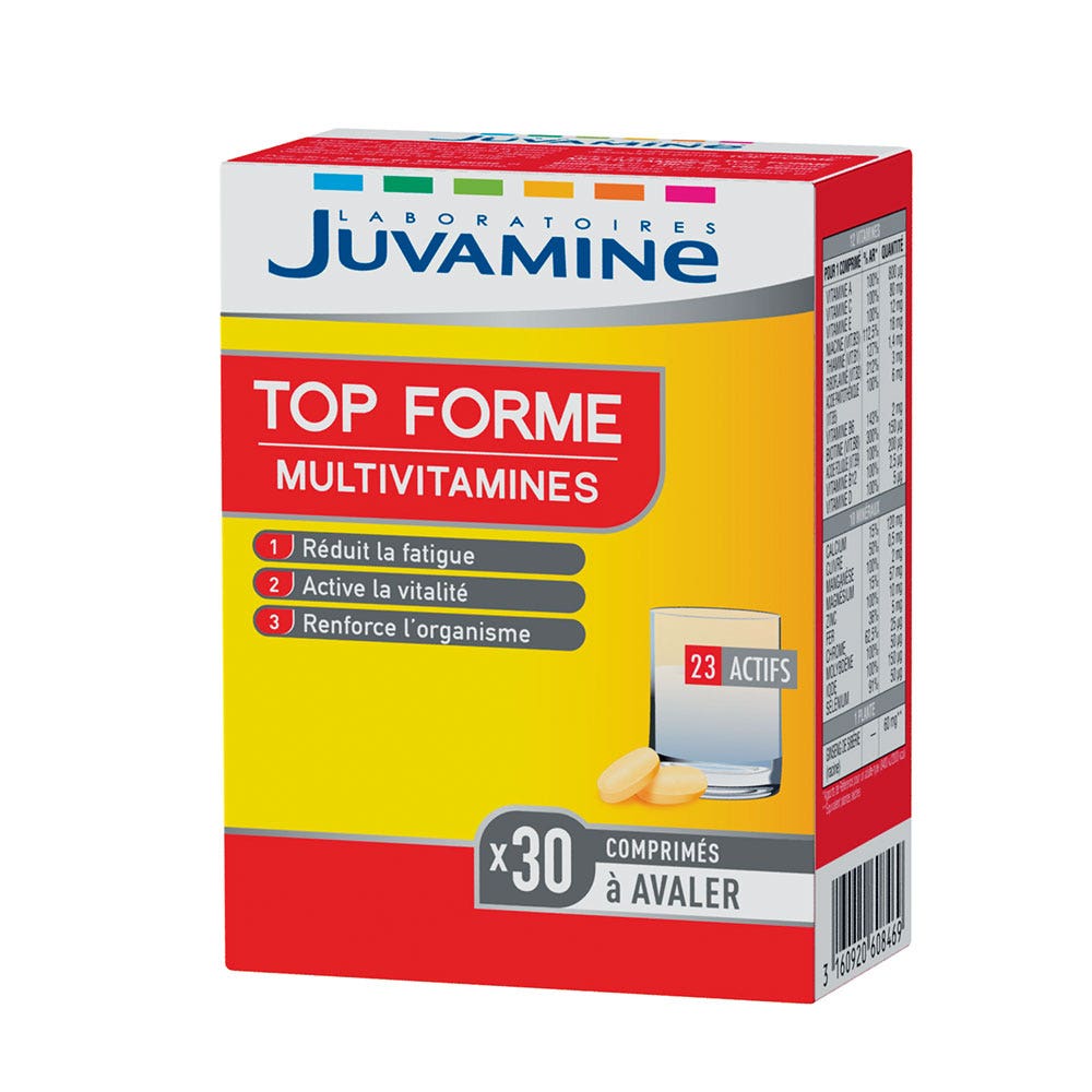 Juvamine Top Forma Multivitaminas 23 Principios Activos 30 comprimidos ...